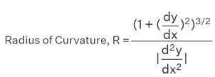 Radius of Curvature -Detail Explanation, Notes & Examples