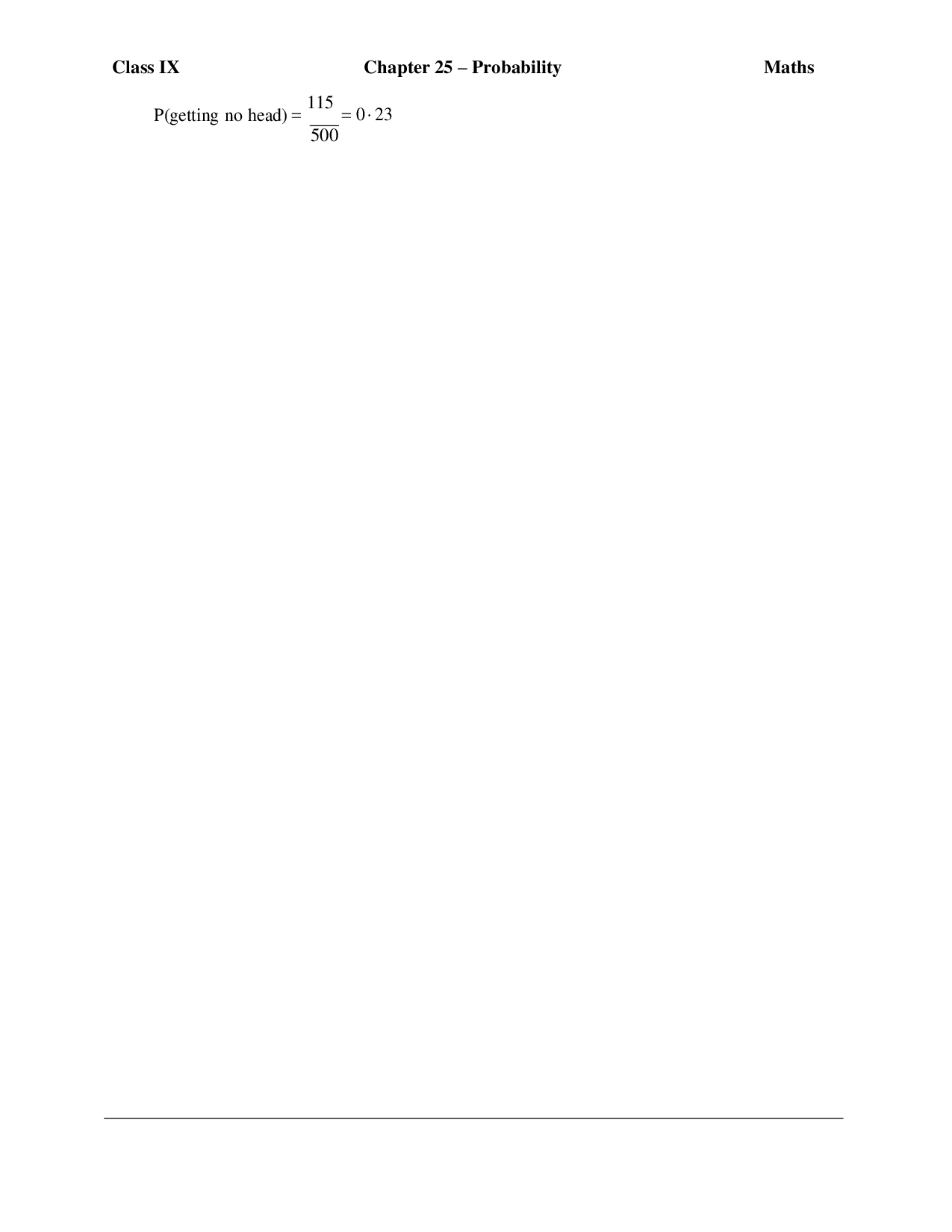 RS Aggarwal Solutions Class 9 Maths Chapter 19 Probability