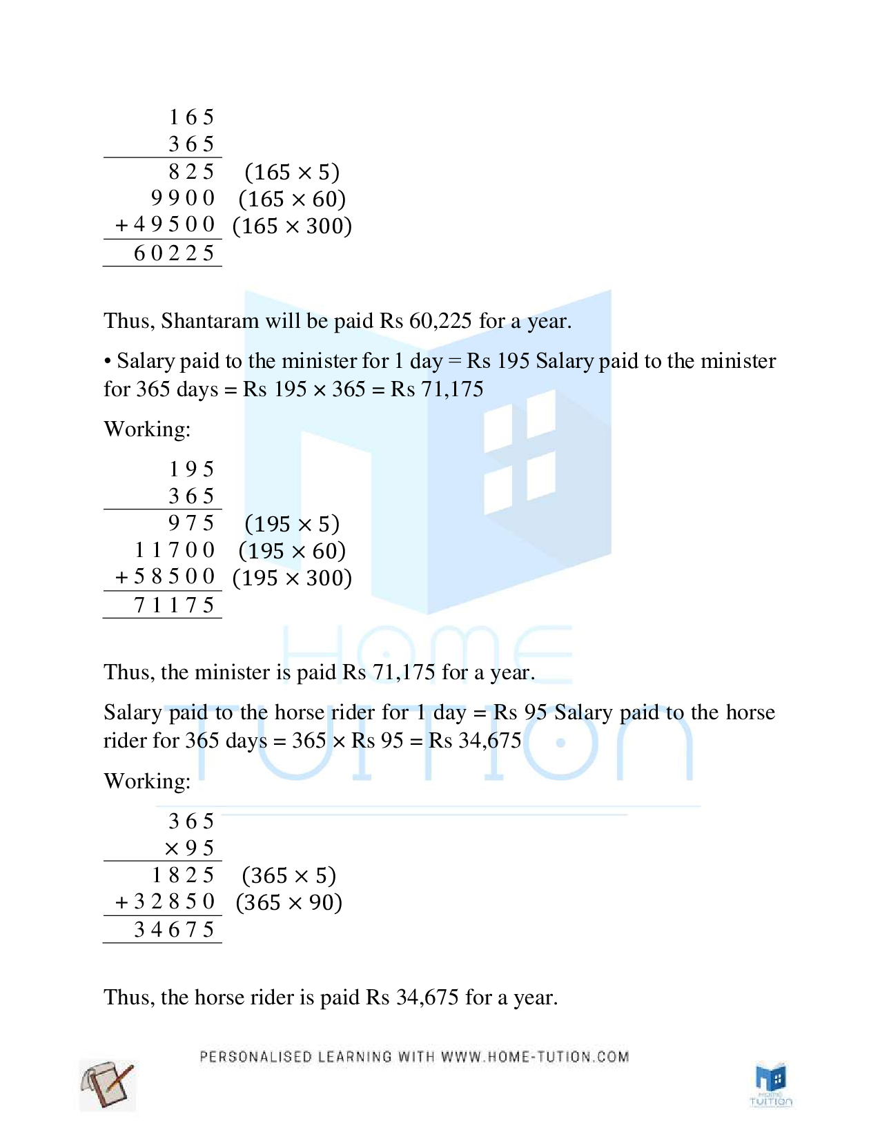NCERT Solutions For Class 5 Maths Chapter 13 Ways To Multiply And Divide