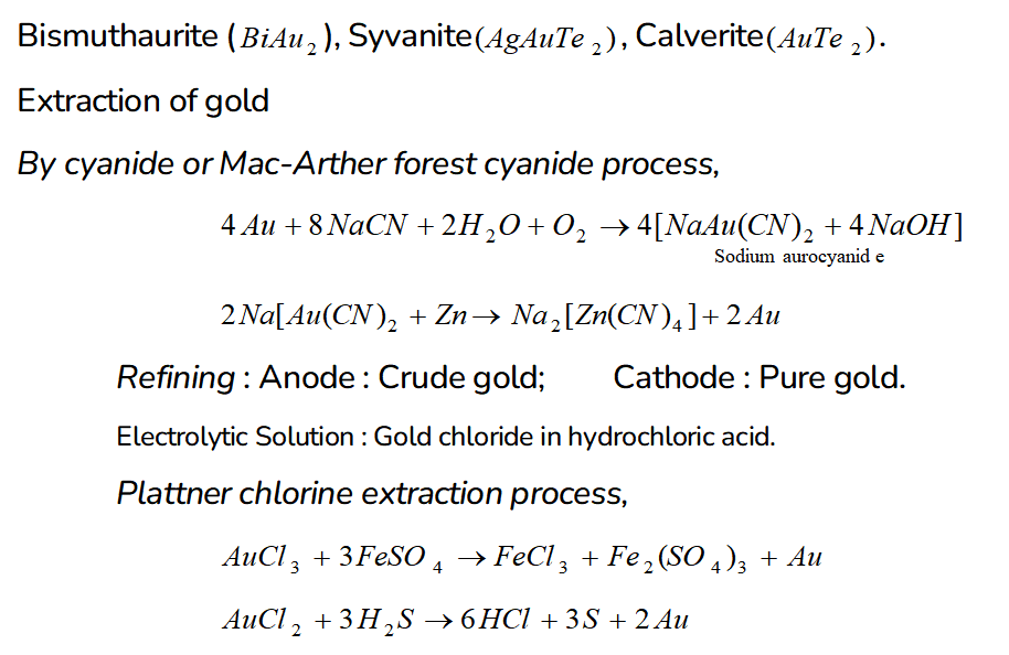 Gold- Chemical, Physical Properties, Reaction, Use & Details About Gold